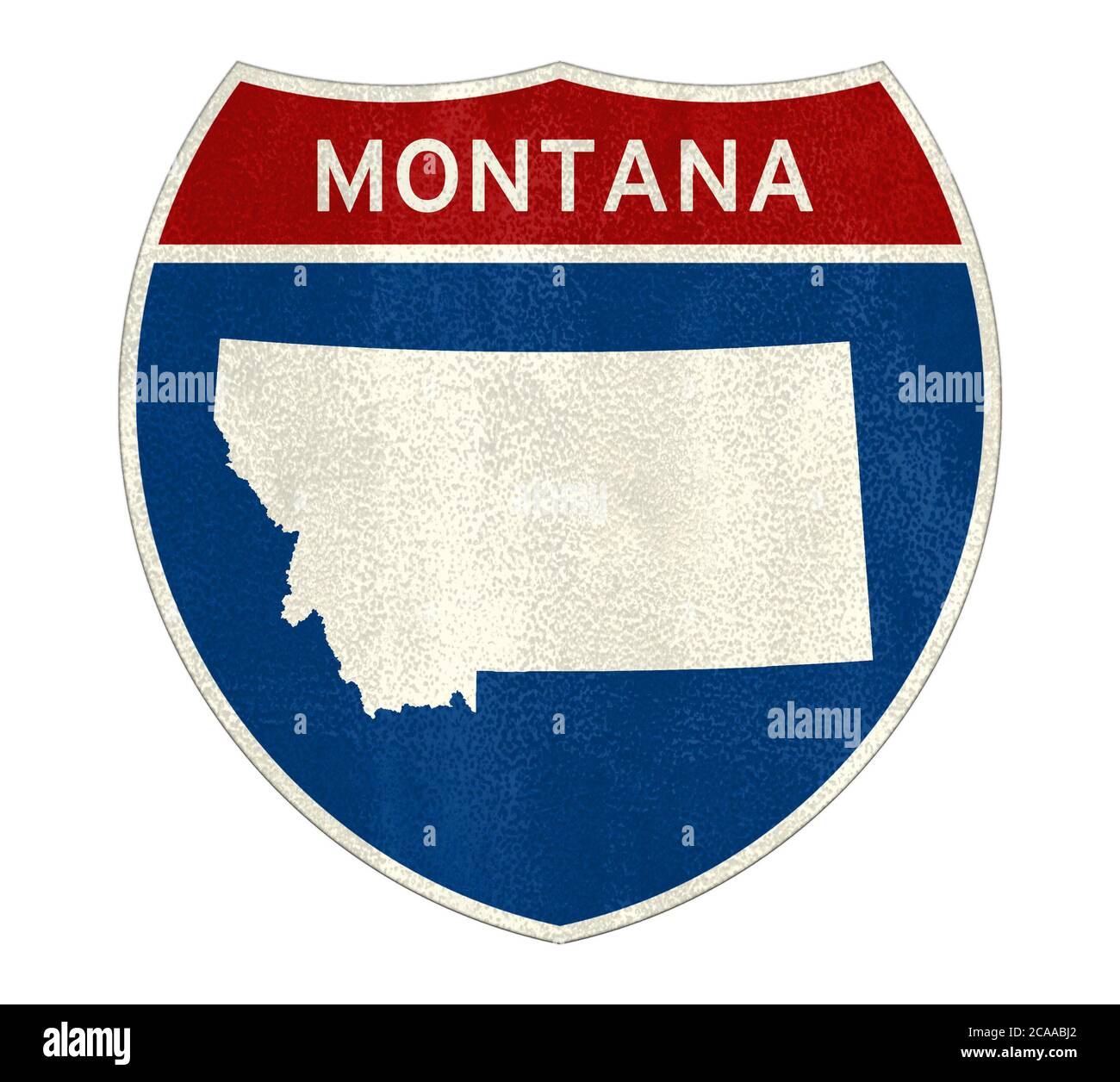 Mappa di billings montana Banque d'images détourées - Alamy