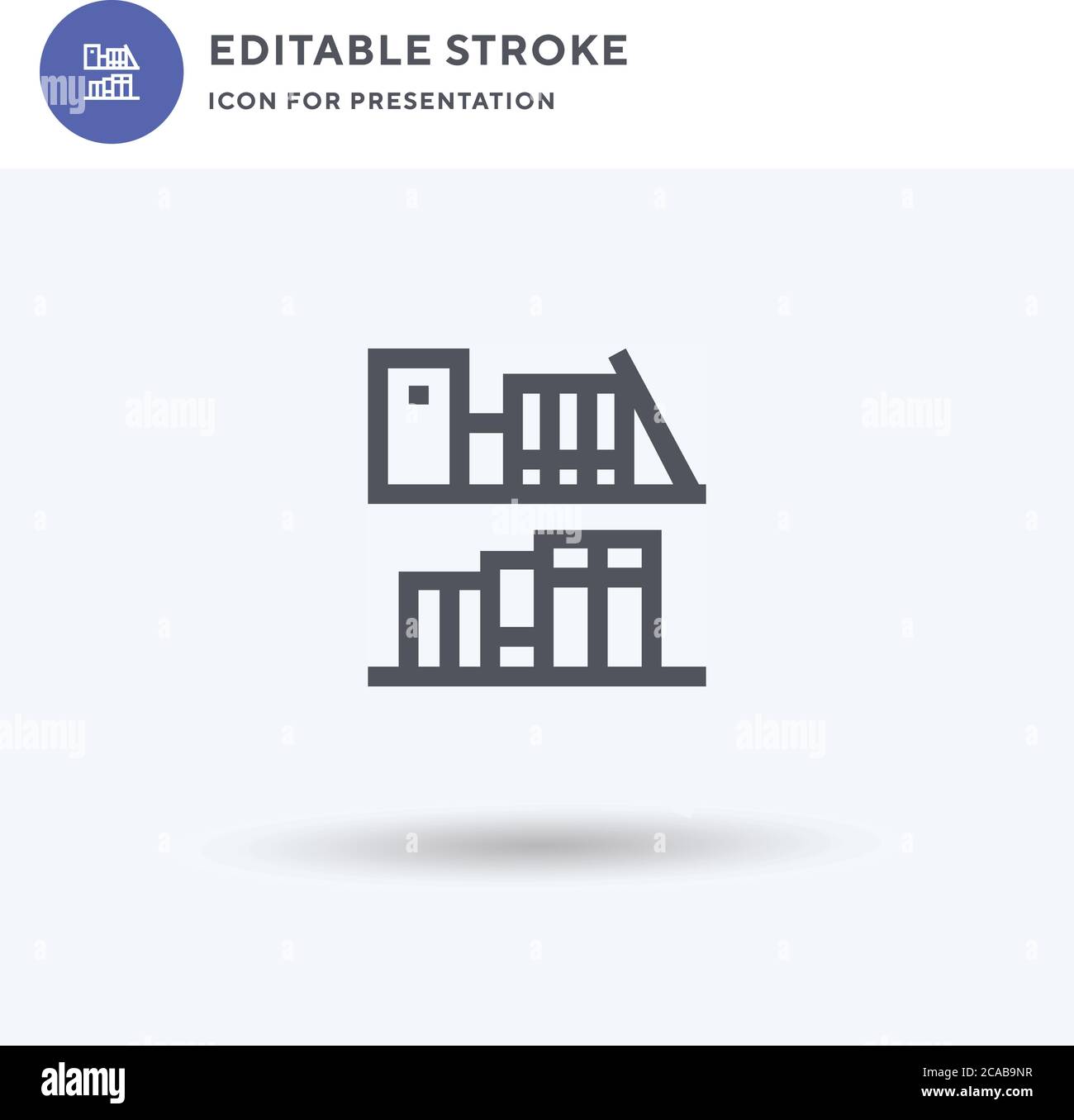 Icône de bibliothèque, signe plat rempli, pictogramme solide isolé sur ...