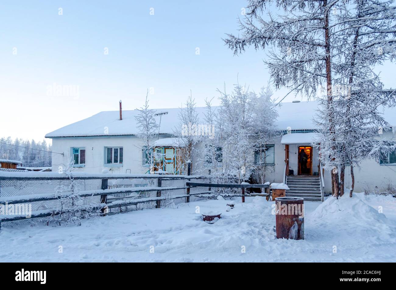 Oymyakon yakutia russia siberia Banque de photographies et d’images à ...