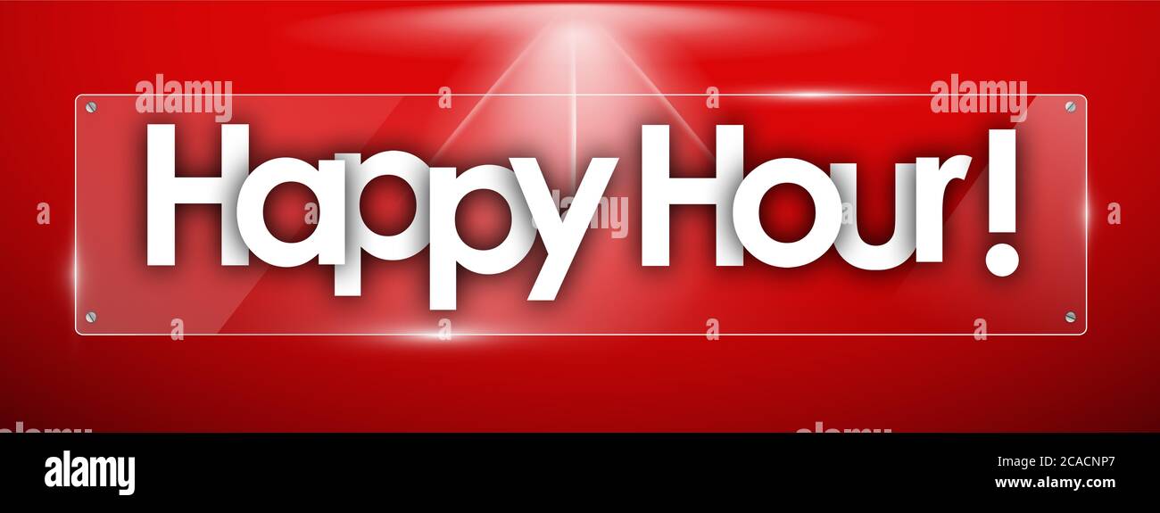 Happy hour marketing Banque de photographies et d’images à haute ...