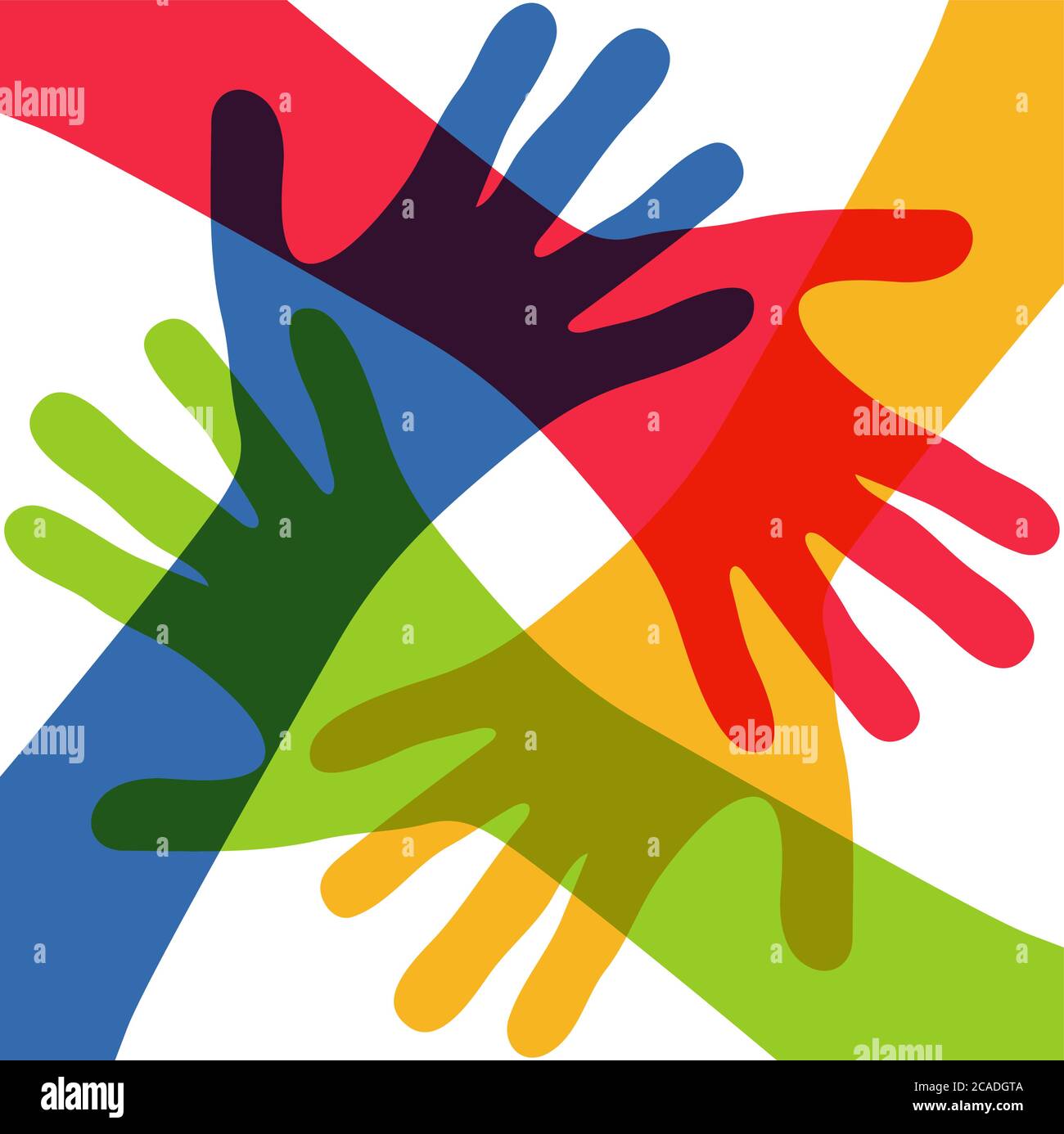 Symbol of cohesion Banque d'images vectorielles - Alamy