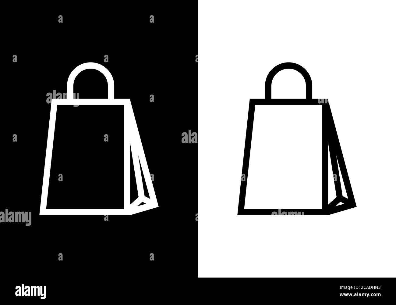 Shopping shopping bag symbol logo Banque de photographies et d’images à ...