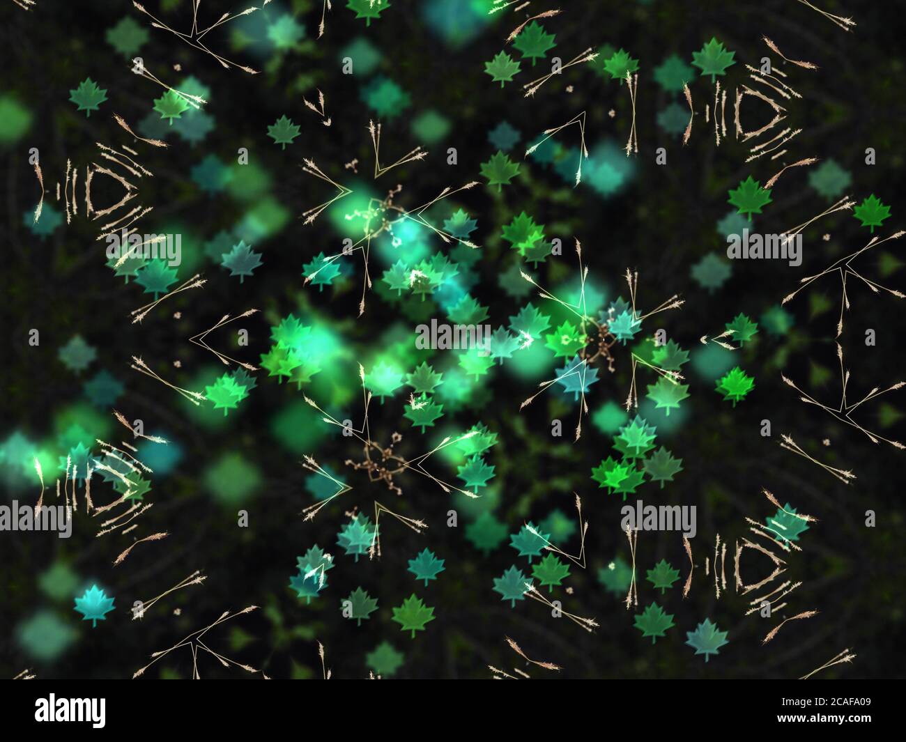 Feuille de forme triangulaire Banque de photographies et d’images à ...