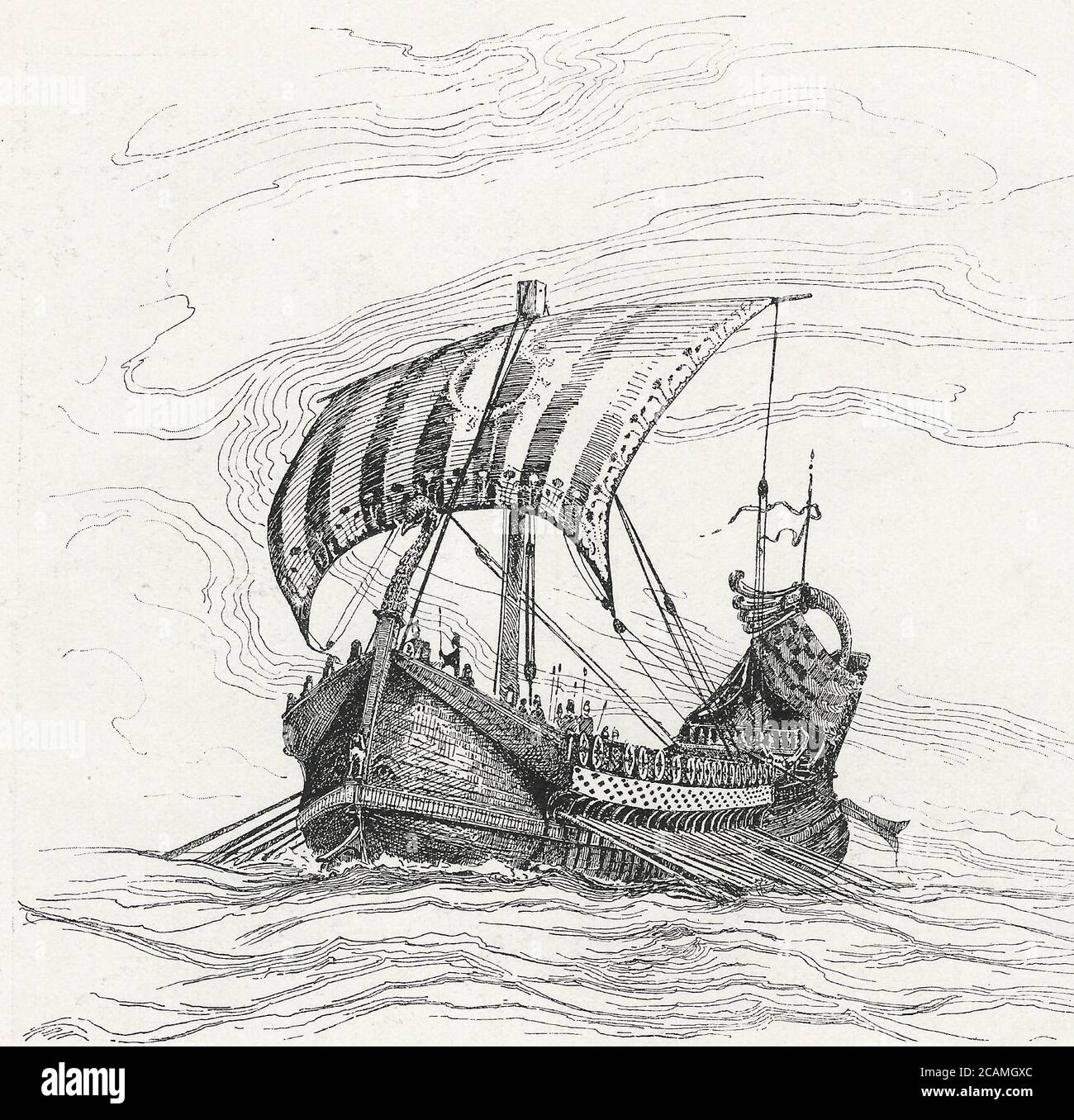 Ship drawing Banque de photographies et d’images à haute résolution - Alamy
