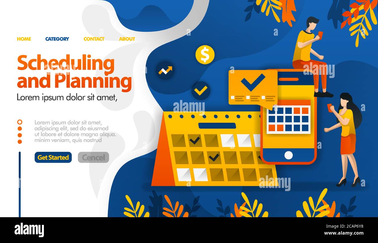Planning design scheduling Banque de photographies et d’images à haute ...