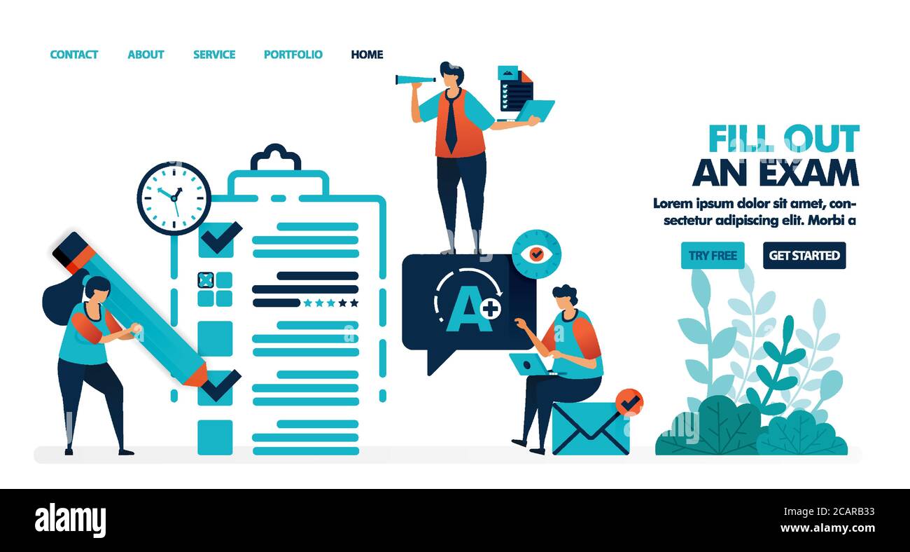 Remplissez la fiche de test avec une coche et une croix. Obtenez UN A+ ...