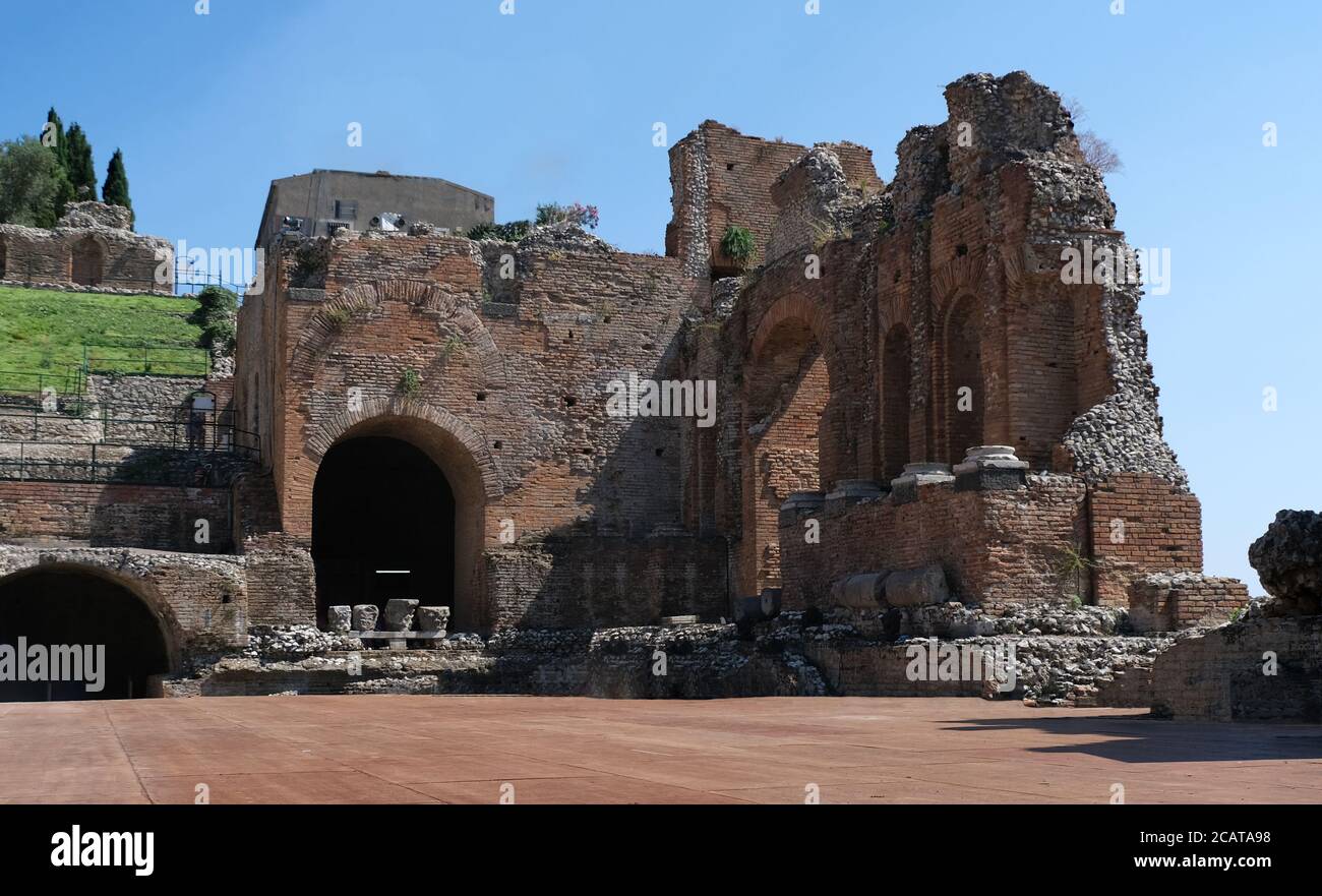 Taormina greek theatre Banque de photographies et d’images à haute ...