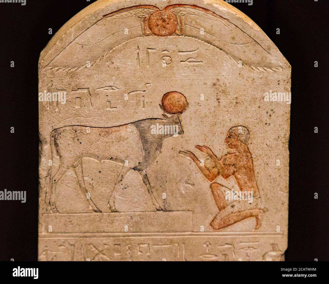 Egypte ancienne egypte dieux égyptiens dieu apis taureau Banque de ...