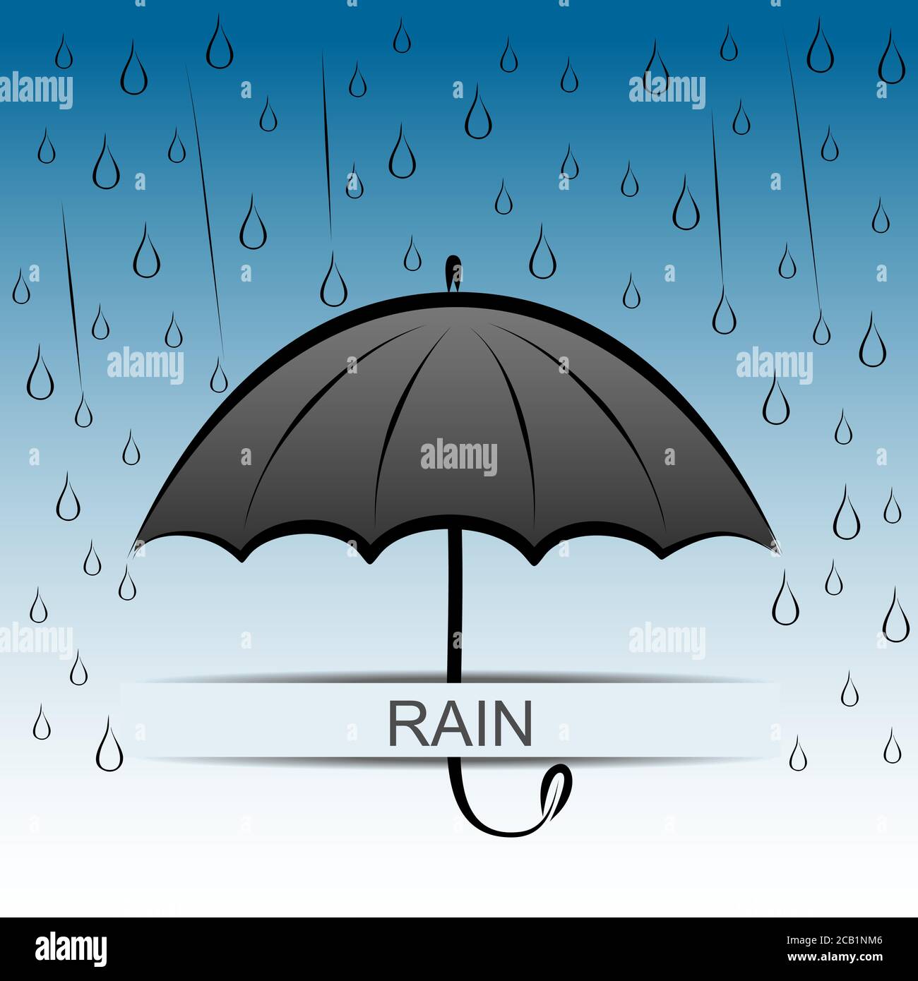 Symbole de la pluie Banque de photographies et d’images à haute ...