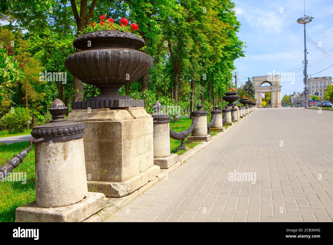 Centre Ville De Chisinau Banque d'image et photos - Alamy
