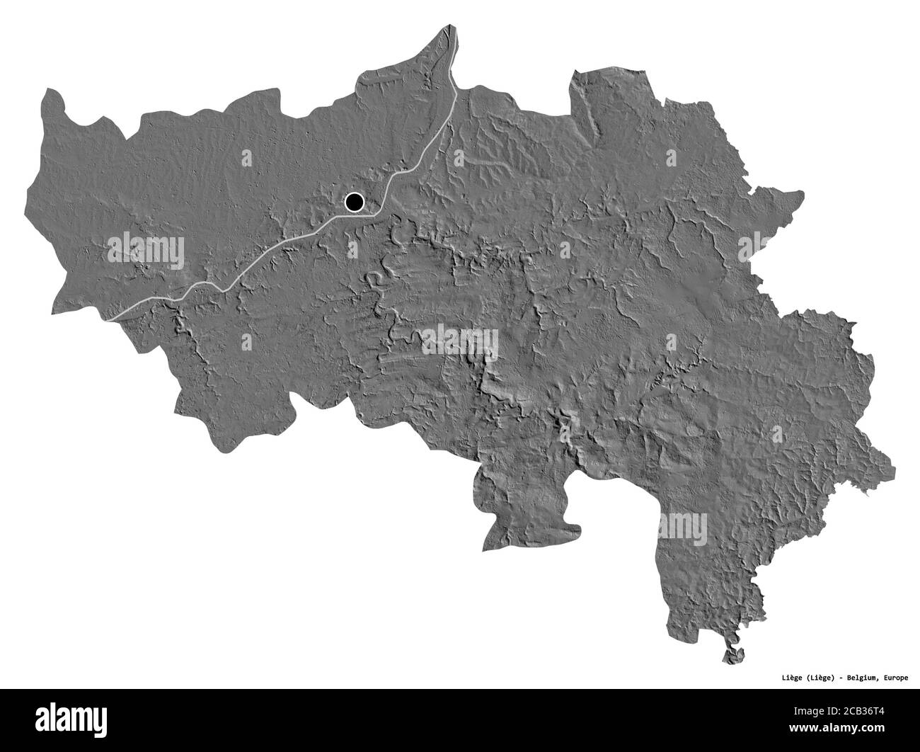 Province liege map europe Banque de photographies et d’images à haute ...
