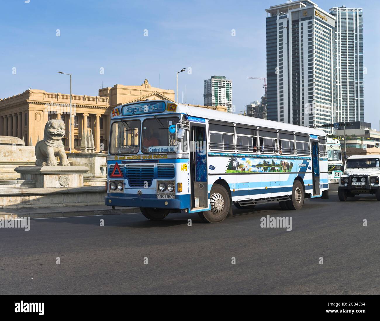 dh Galle face rond-point COLOMBO VILLE SRI LANKA Sri Lankan Trafic de ...