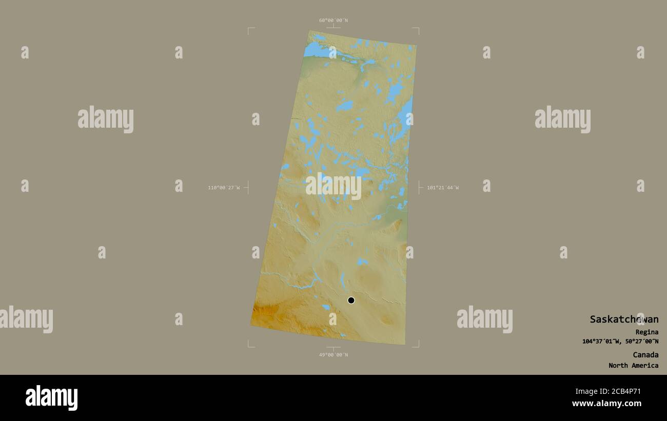Regina saskatchewan en un mapa Banque de photographies et d’images à ...