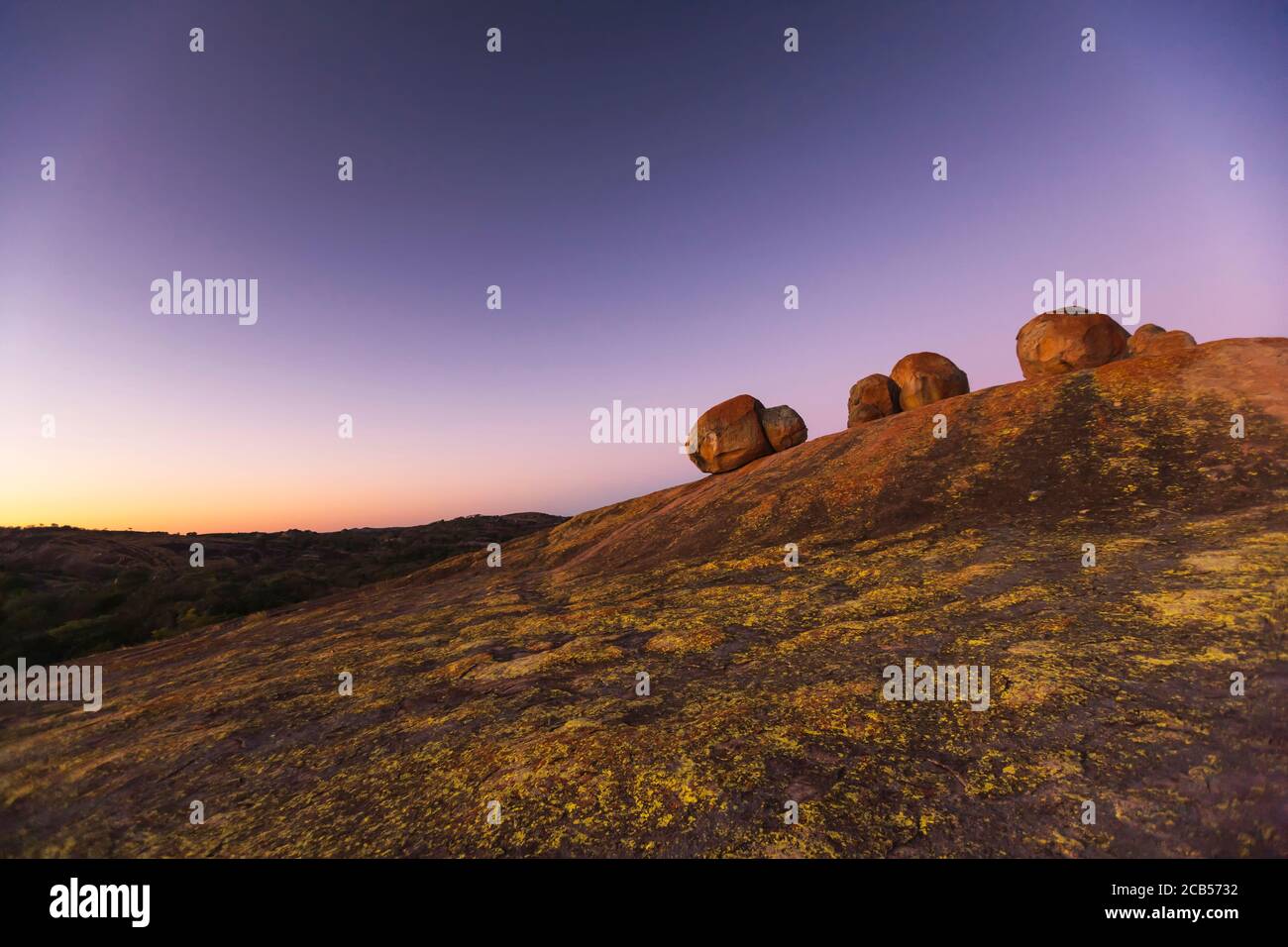 Collines de Matobo, formations rocheuses naturelles spectaculaires, au ...