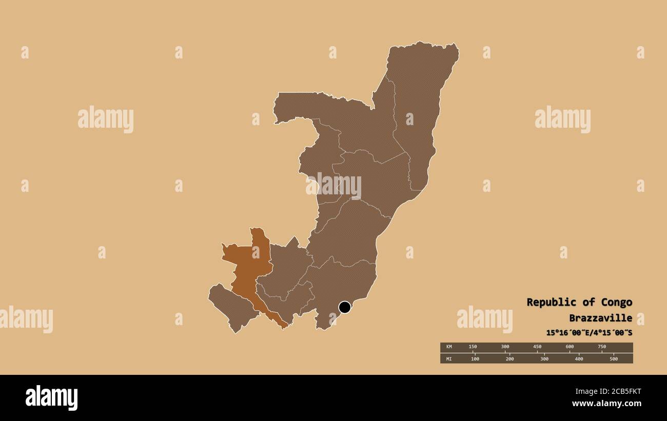 Congo brazzaville map niari Banque de photographies et d’images à haute ...