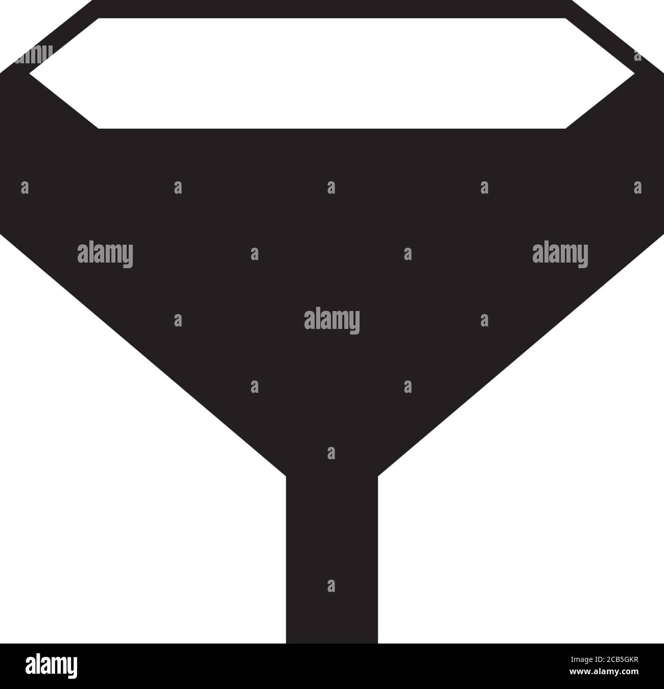 Entonnoir filtrant Banque d'images vectorielles - Alamy