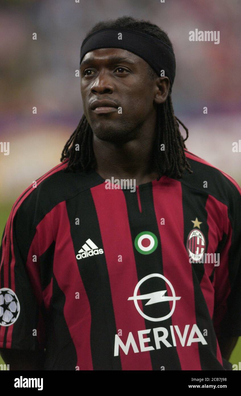 Clarence seedorf soccer player milan Banque de photographies et d ...