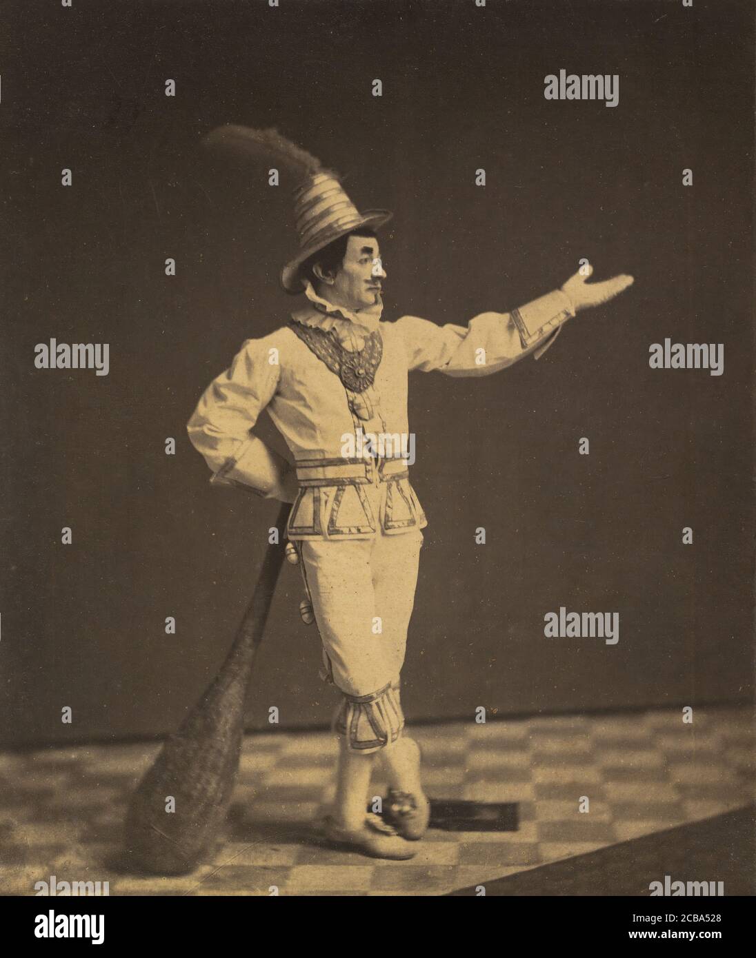 Clown costume 19th century Banque de photographies et d’images à haute ...