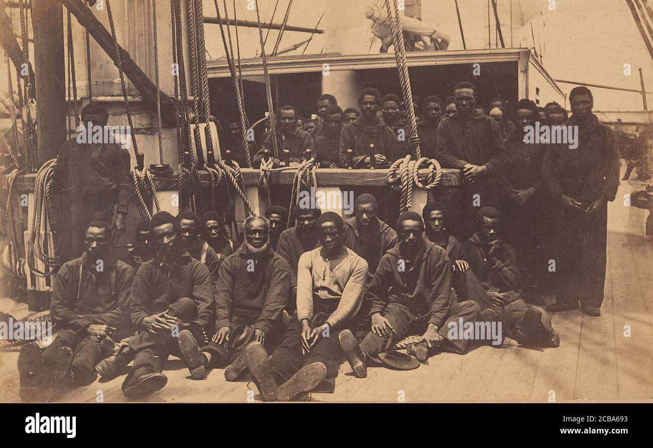 Navire négriers esclave africain libéré Banque de photographies et d ...