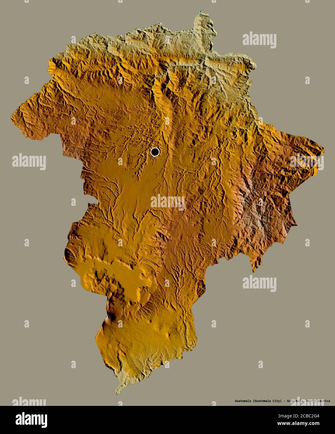 Mapa de relieve de guatemala Banque de photographies et d’images à ...