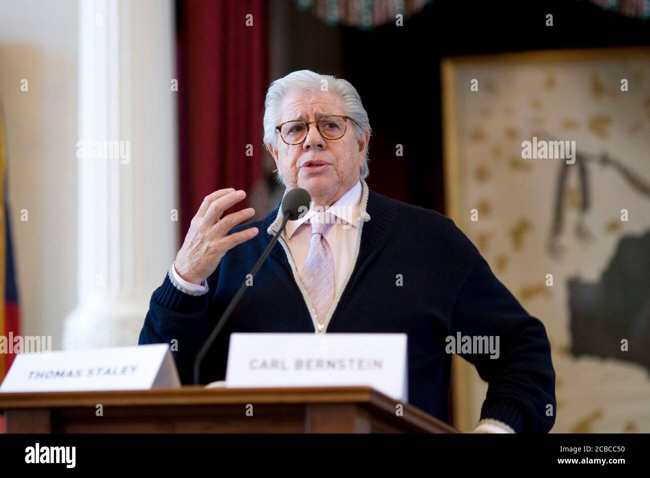 Austin, Texas États-Unis, 4 novembre 2007 : le journaliste Carl ...