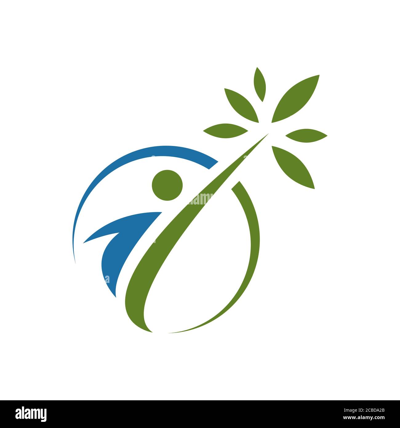 logo bien-être dessin illustration vectorielle. soins de santé symbole ...