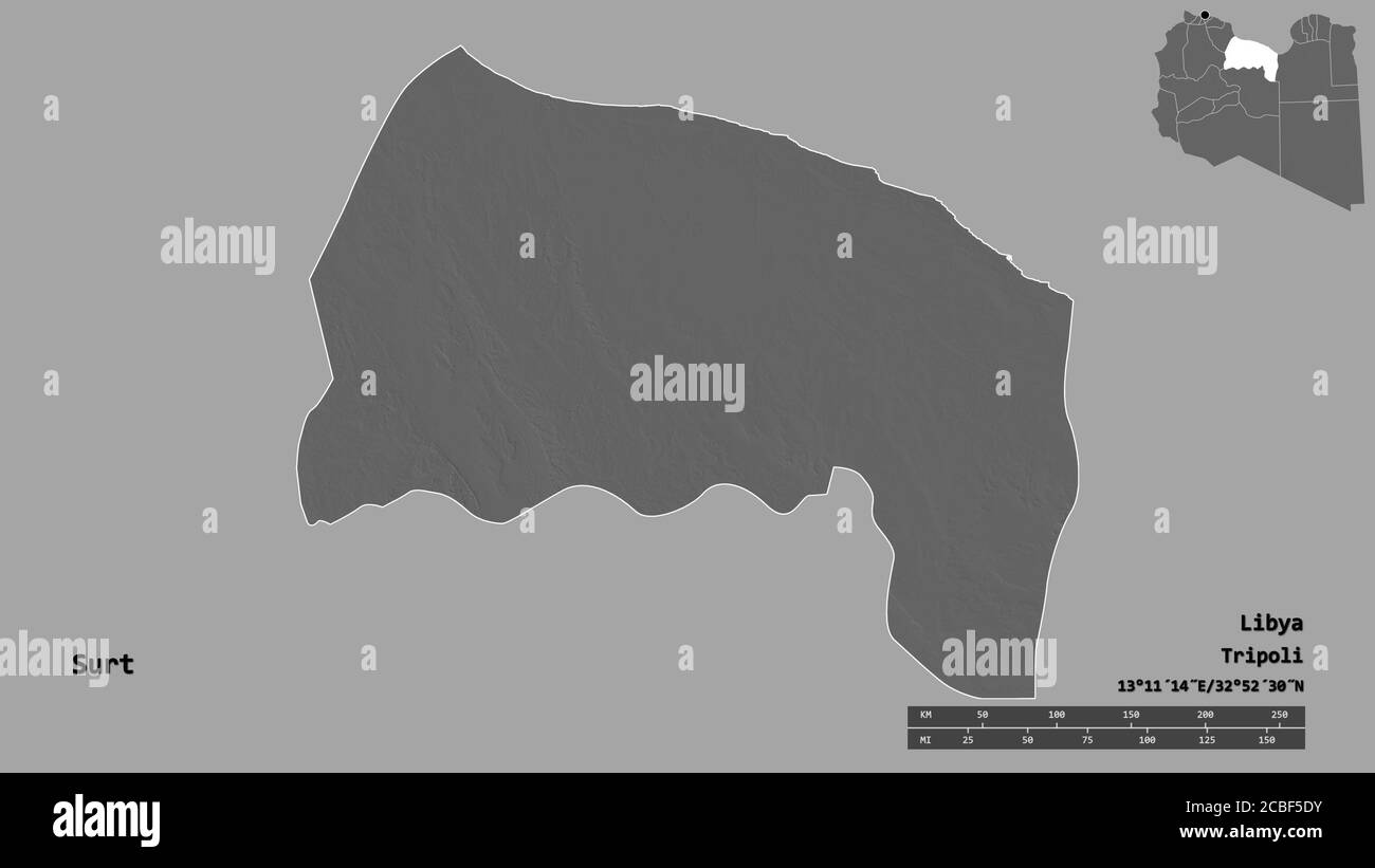 Map of sirte Banque de photographies et d’images à haute résolution - Alamy