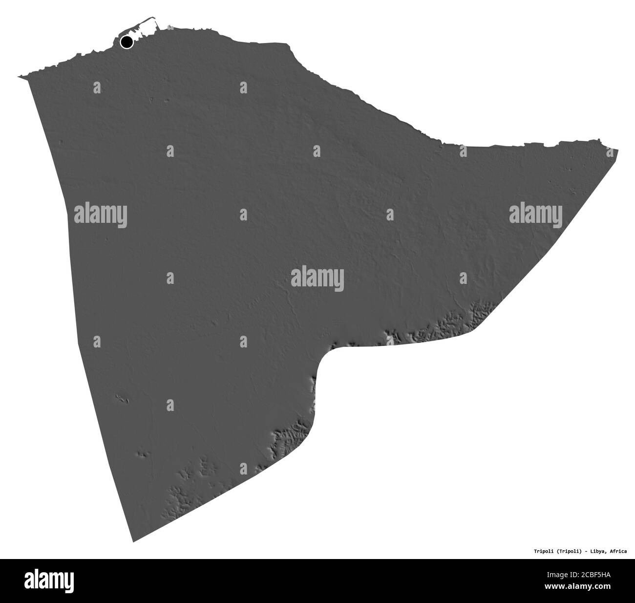 Mappa della tripoli Banque d'images détourées - Alamy