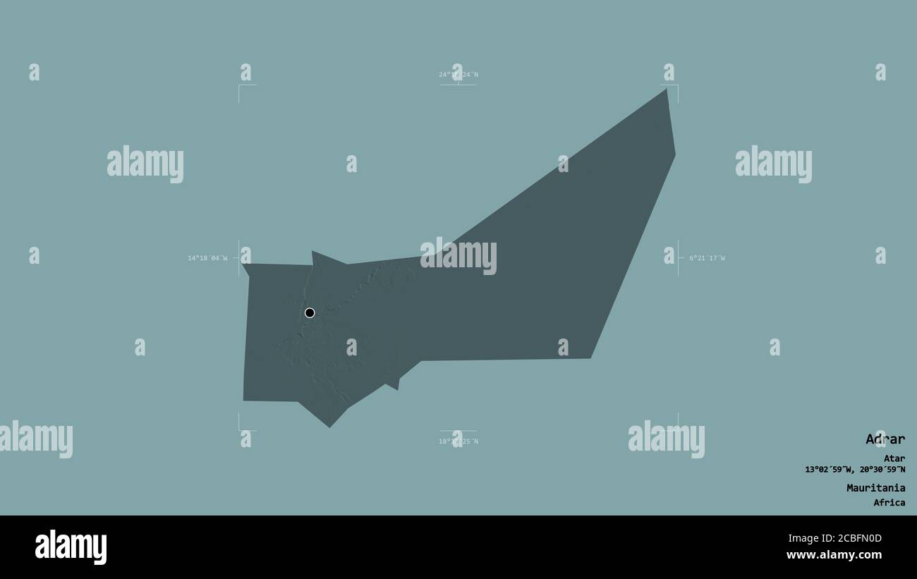 Atar map Banque de photographies et d’images à haute résolution - Alamy