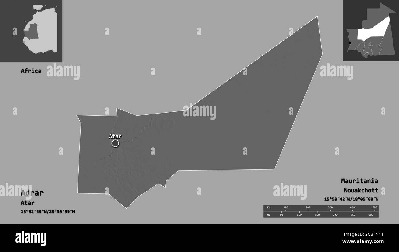 Atar map Banque de photographies et d’images à haute résolution - Alamy