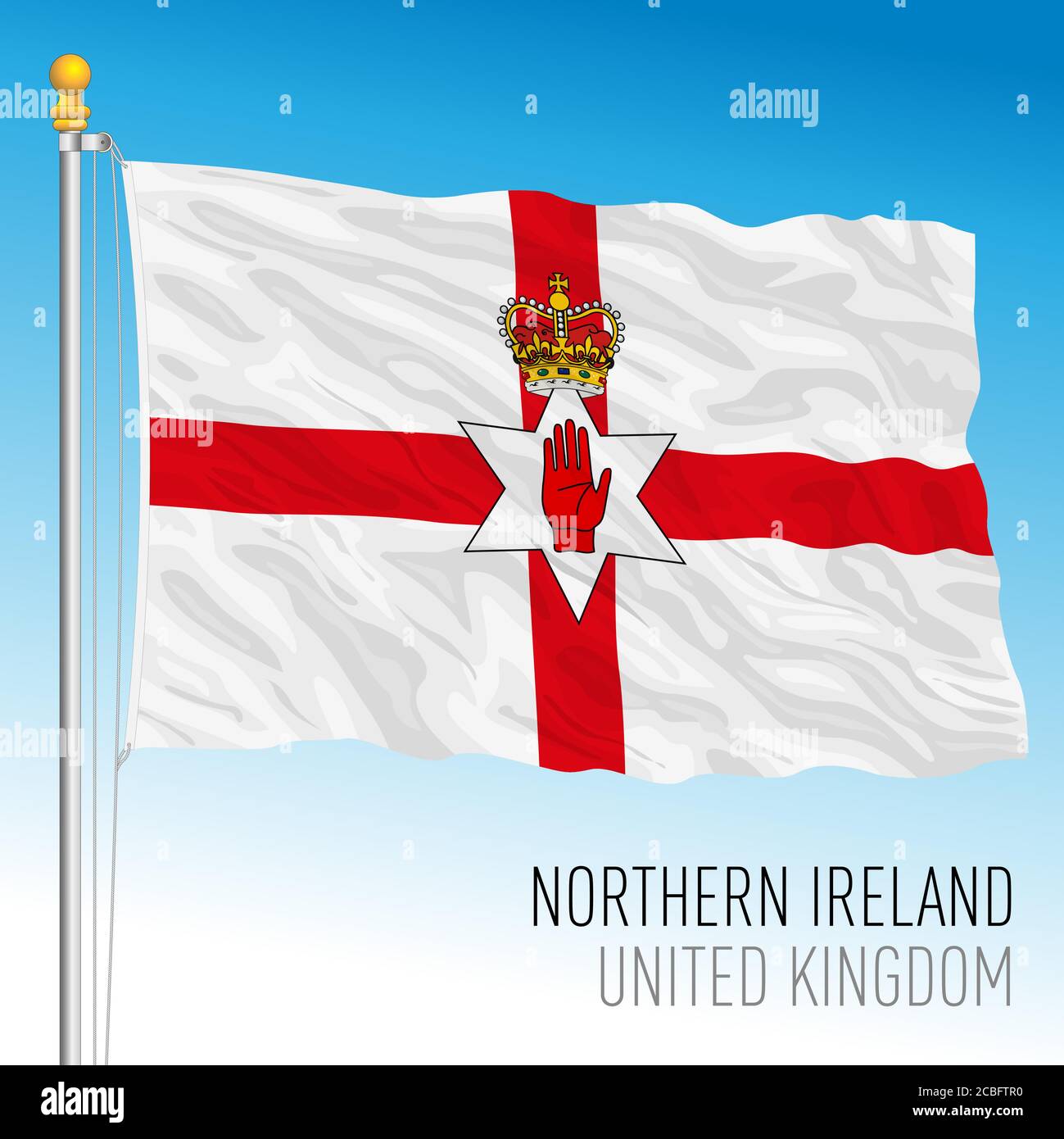 Drapeau du royaume uni de grande bretagne irlande du nord Banque de ...