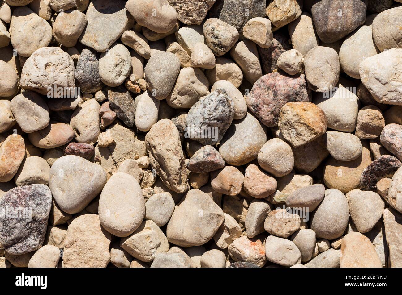Détails de texture des galets de pierre ou arrière-plan des galets de ...