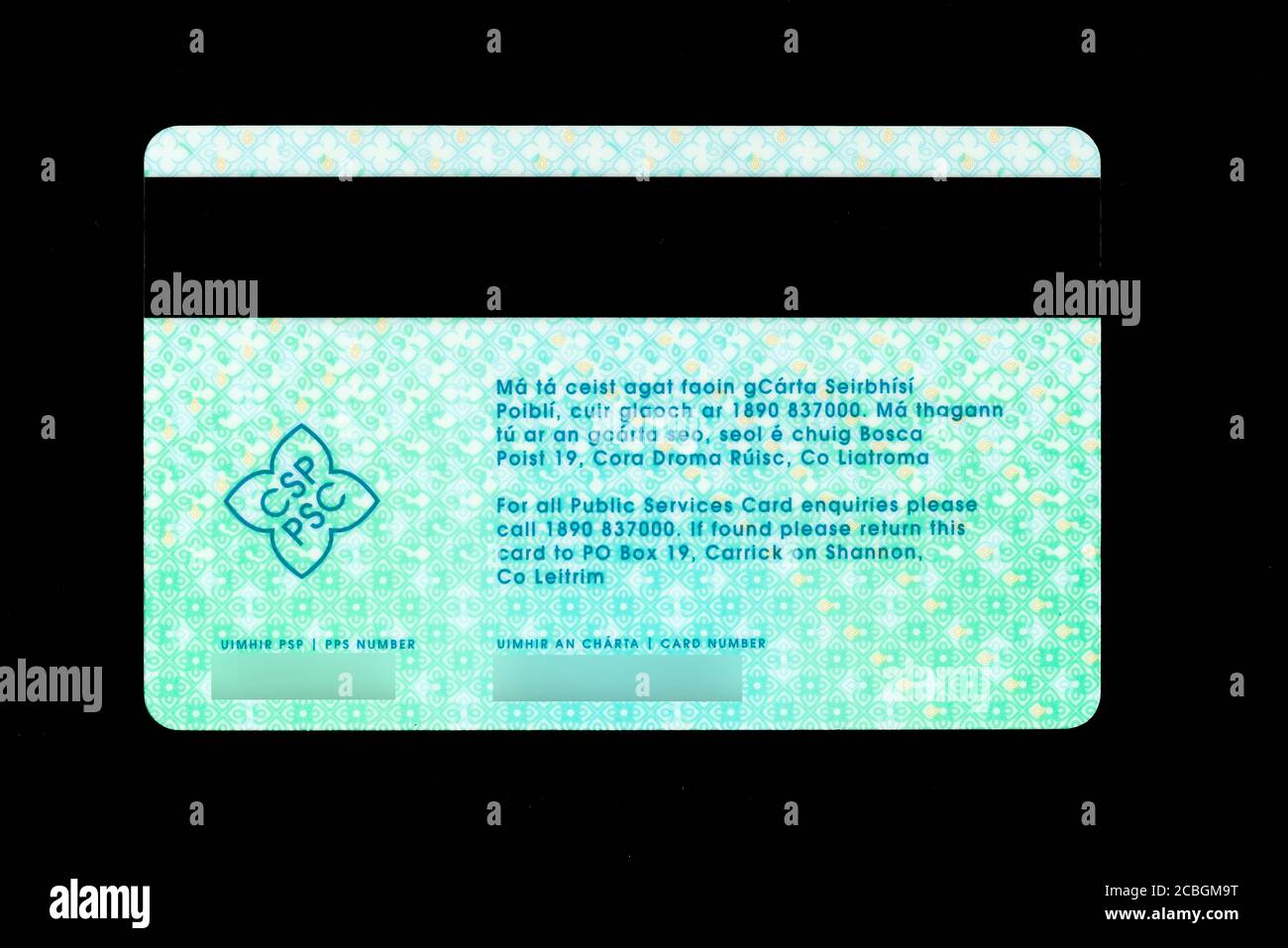 Public services card irish Banque de photographies et d’images à haute ...