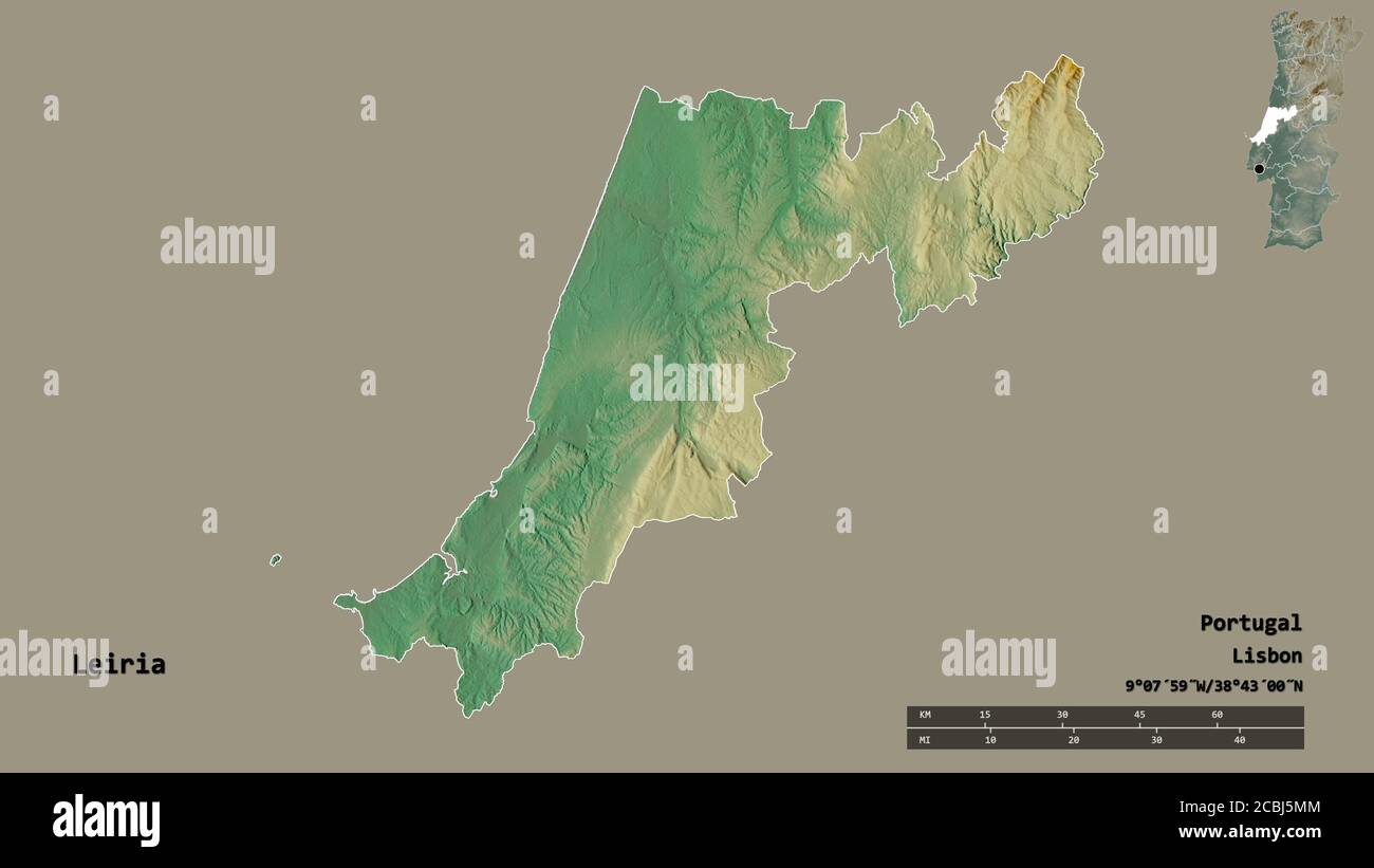 Carte de leiria portugal Banque de photographies et d’images à haute résolution - Alamy