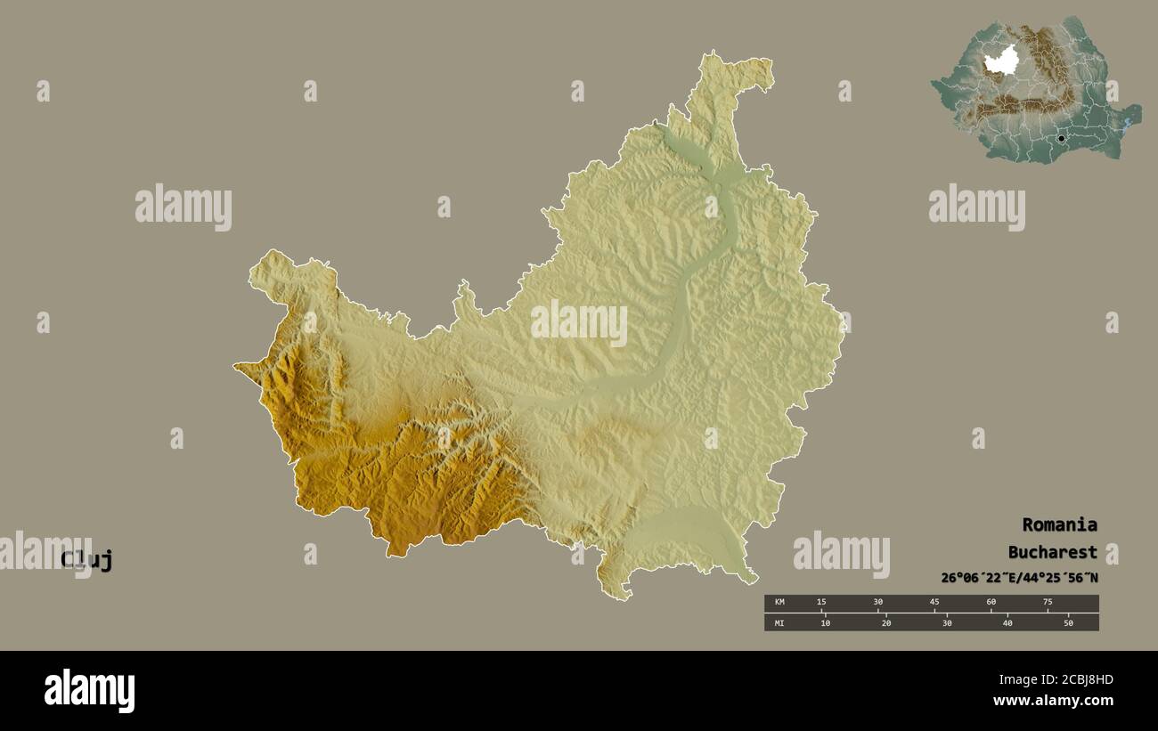 Cluj romania europe map Banque de photographies et d’images à haute ...