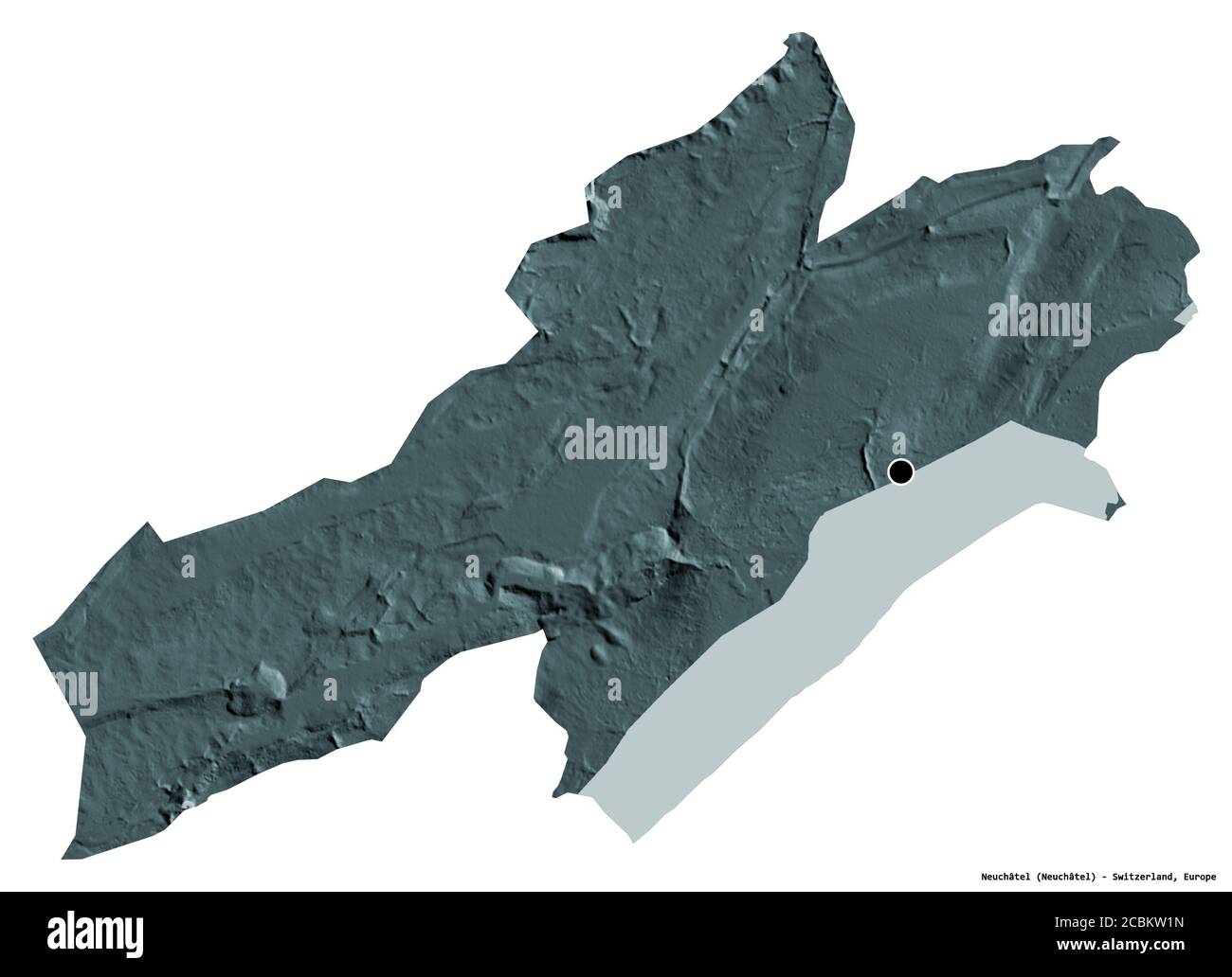 Neuchatel Map Banque d'image et photos - Alamy