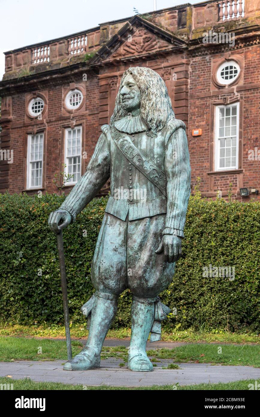 La statue de John Middleton, un géant est né en 1578, le 'Childe de ...