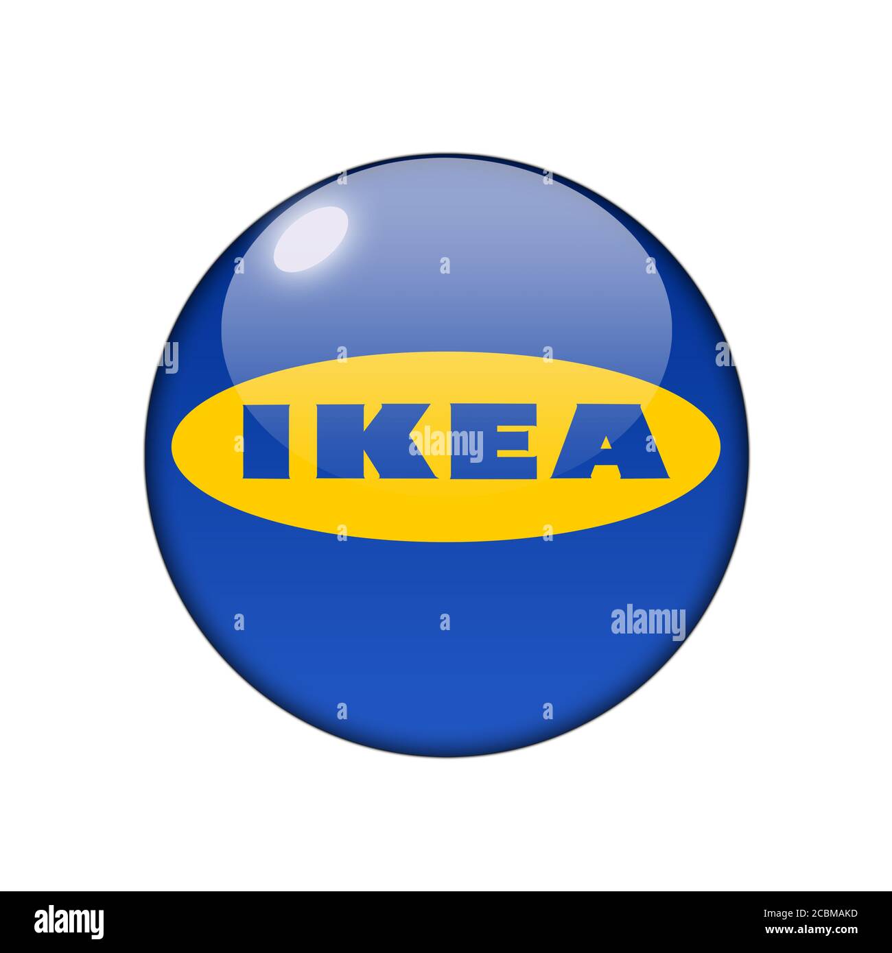 Ikea logo app icon clipping Banque de photographies et d’images à haute ...