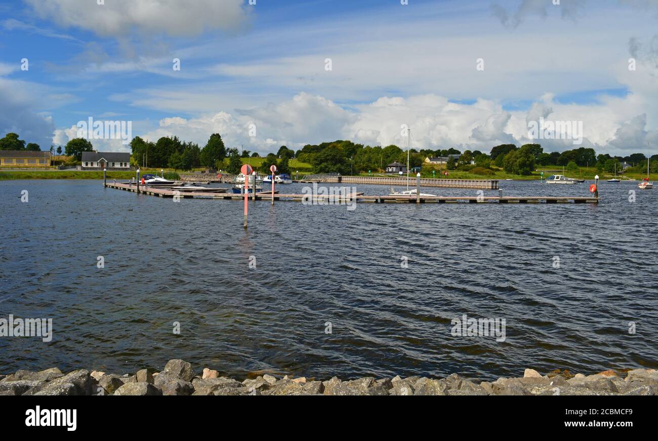 Port de Portrunny, Lough Ree, lac des Rois, le deuxième plus grand lac ...