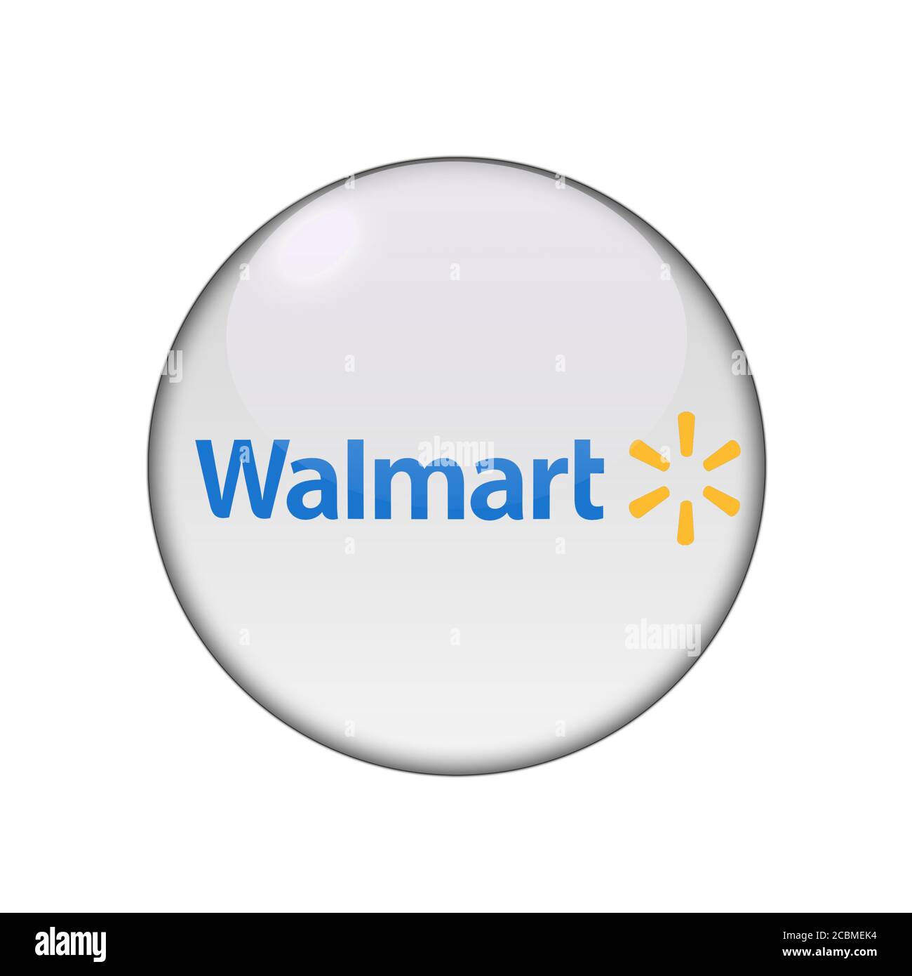 Walmart logo app icon clipping Banque d'images détourées - Alamy