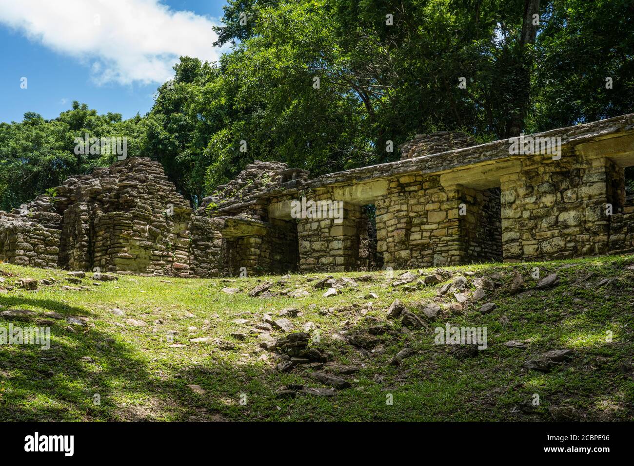 Calcaire maya linteau yaxchilan Banque de photographies et d’images à ...