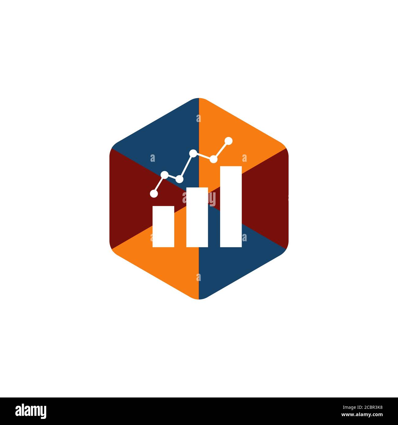 graphiques et graphiques vector logo design. graphique économique ...