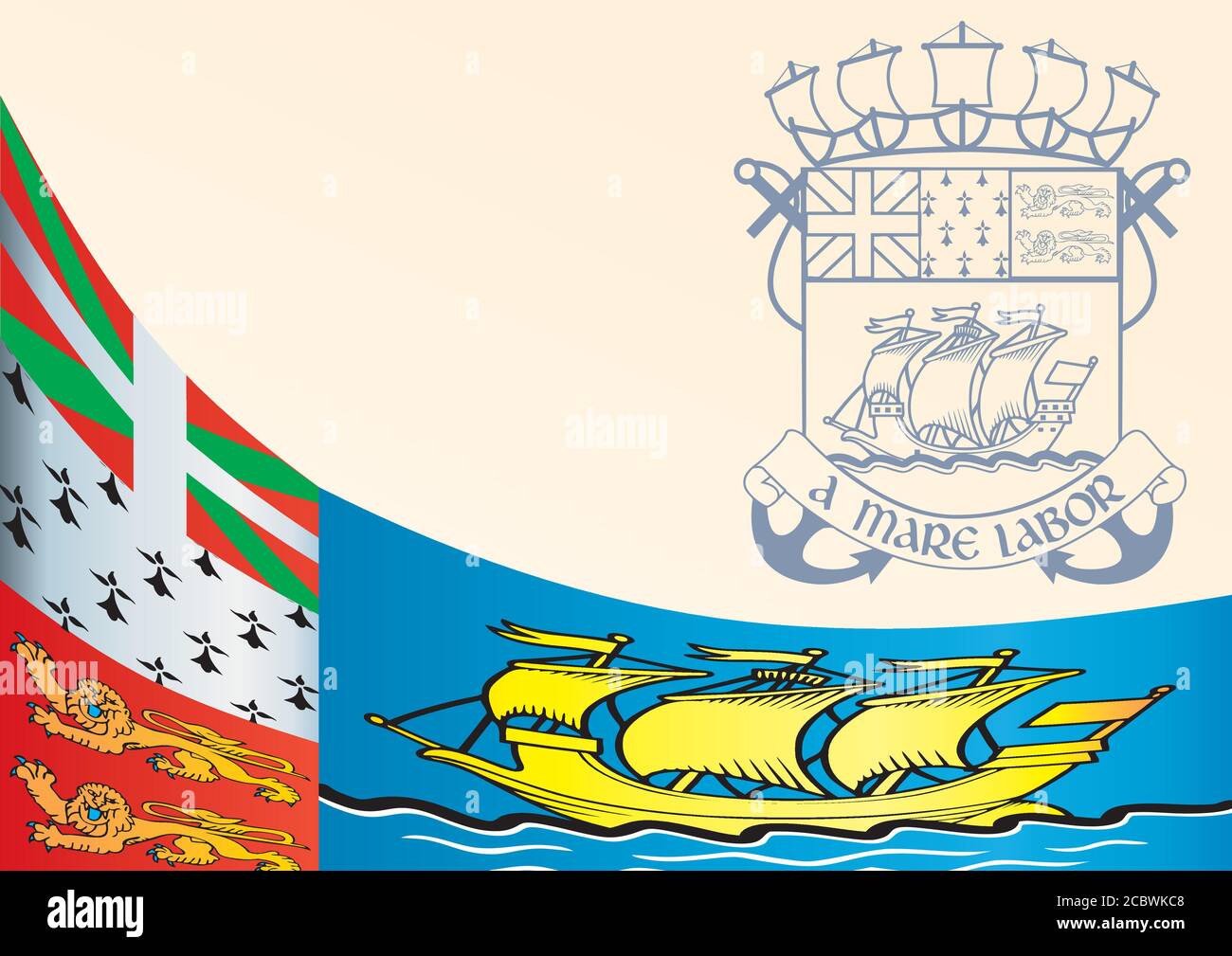 Drapeau outre mer france Banque d'images vectorielles - Alamy
