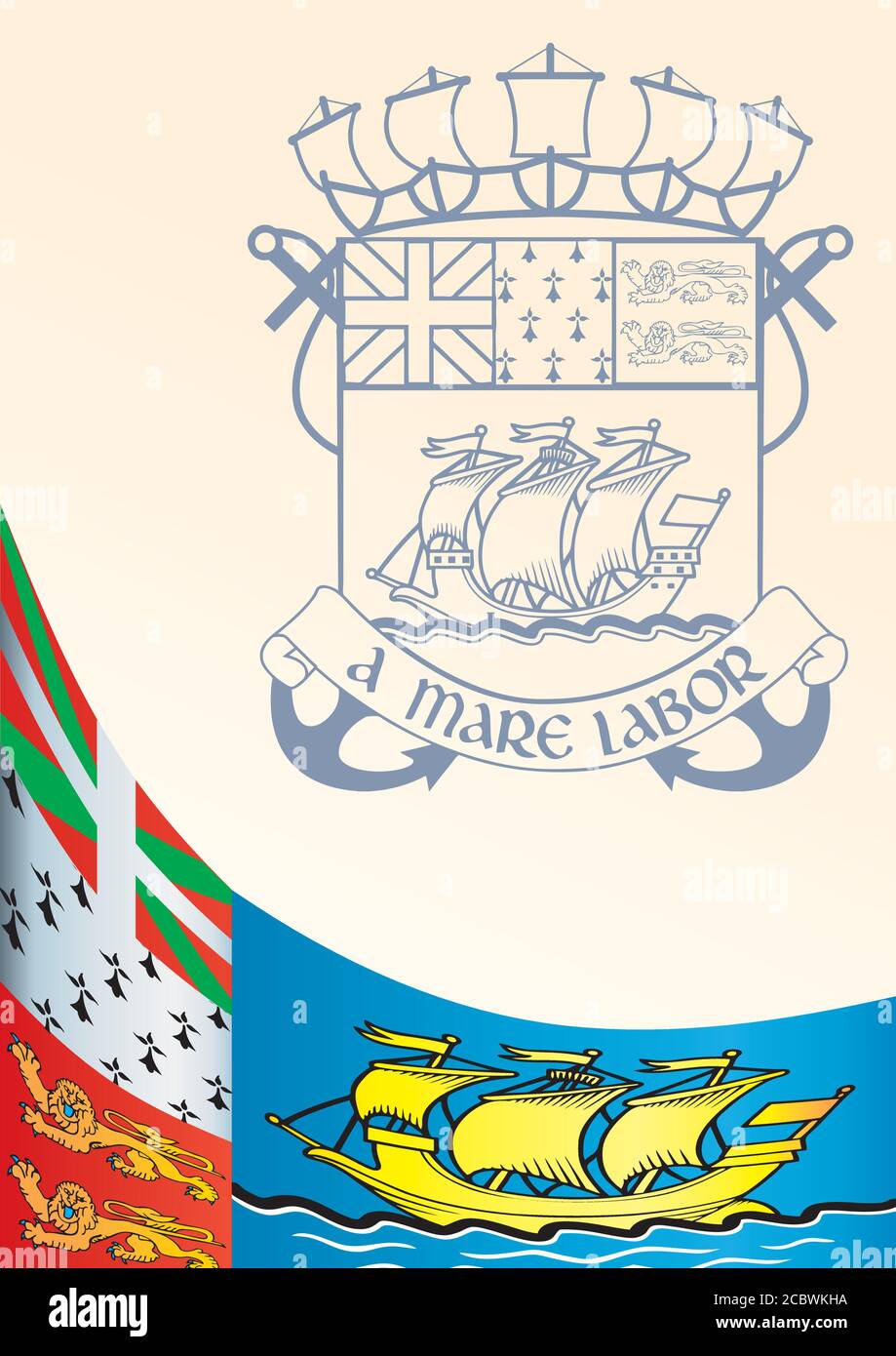 Drapeau outre mer france Banque d'images vectorielles - Alamy