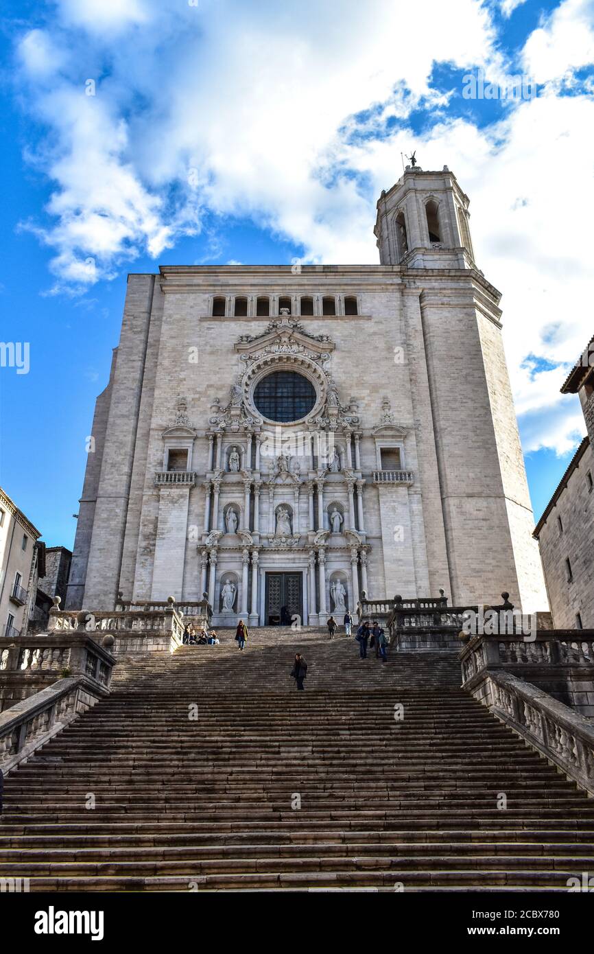 Girona cathedral Banque de photographies et d’images à haute résolution ...