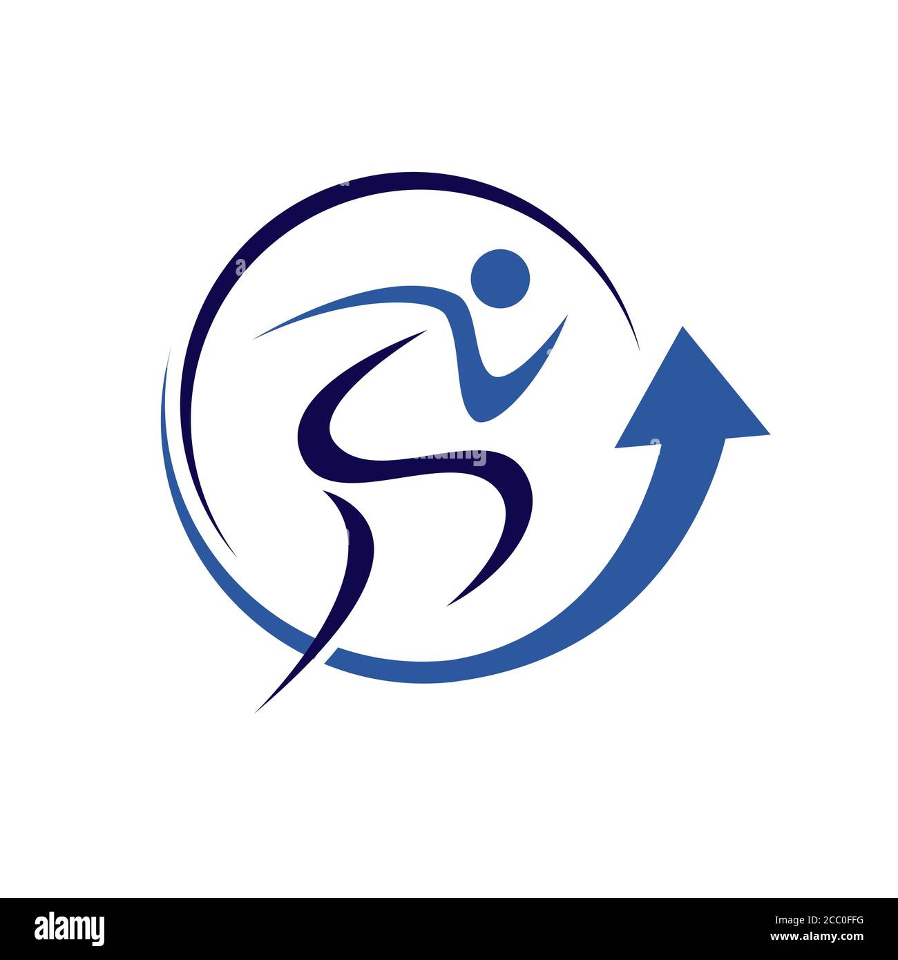 nouveau logo de formation physique simple vecteur personnes en bonne ...