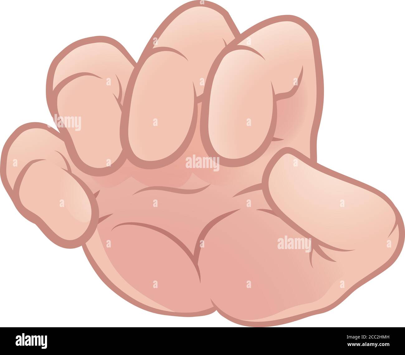 Cartoon fingers Banque d'images vectorielles - Alamy