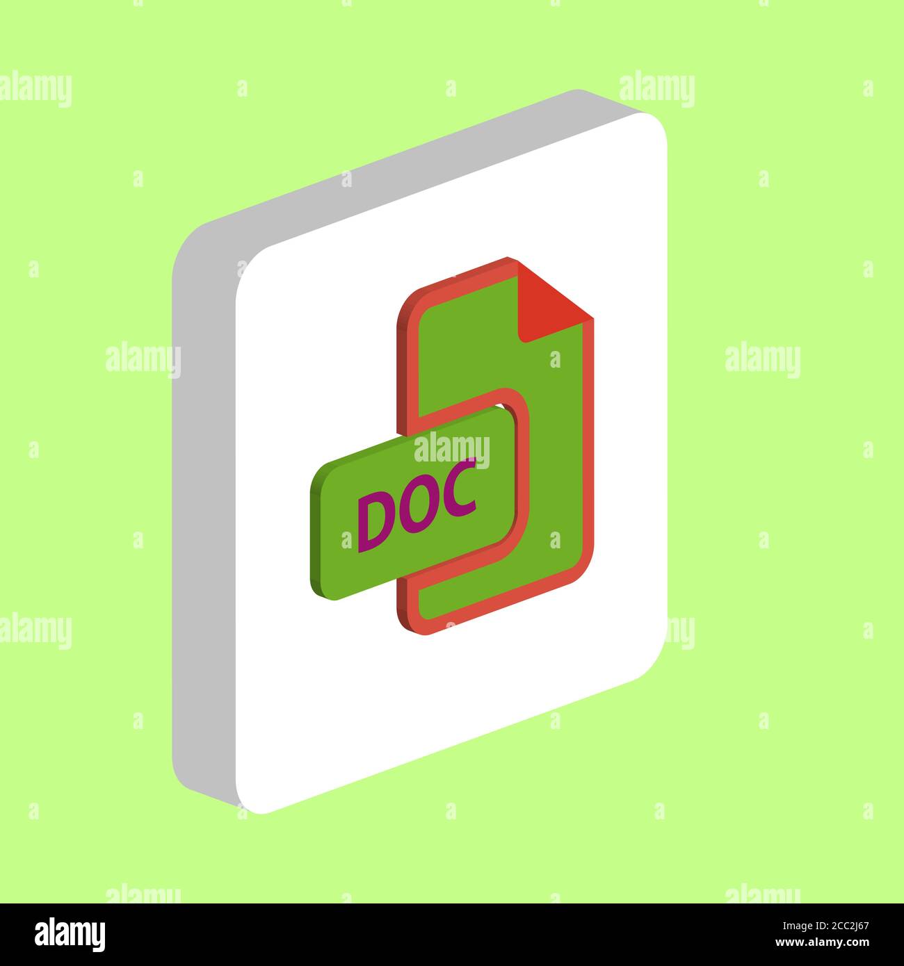 Logo doc Banque d'images vectorielles - Alamy