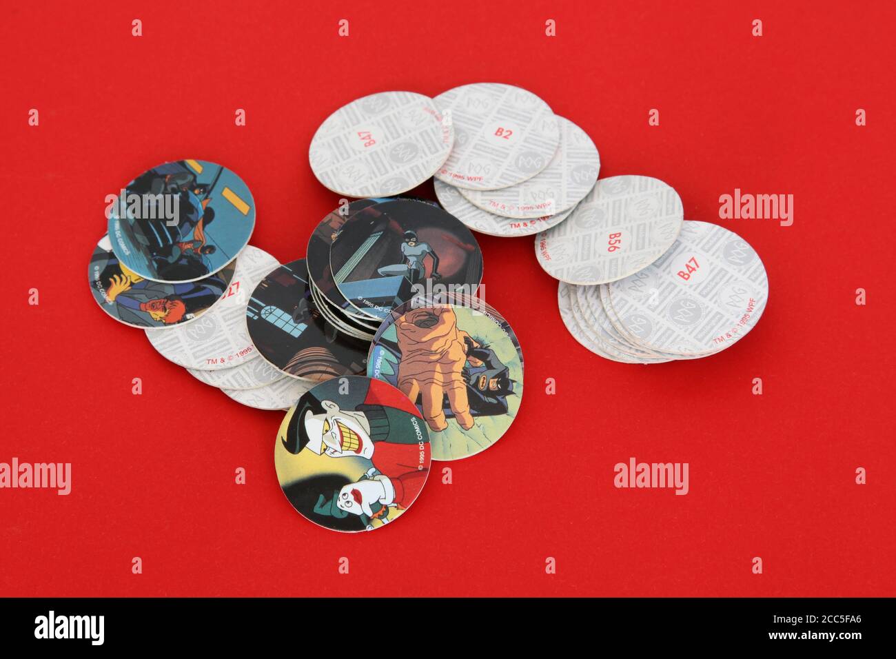 Batman pogs Banque de photographies et d’images à haute résolution - Alamy