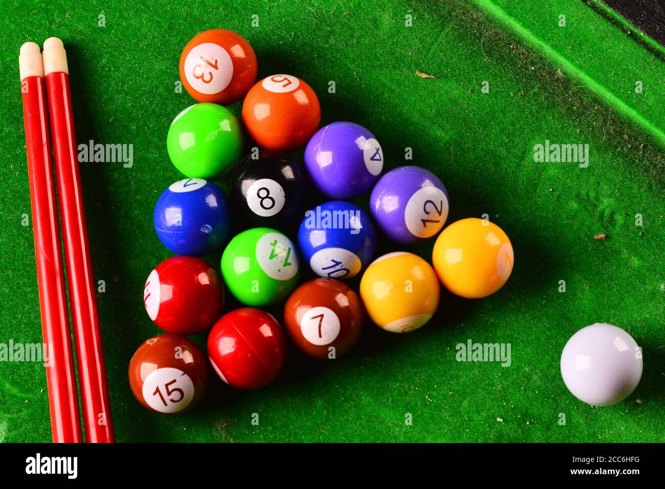 Jeu de billard Banque de photographies et d’images à haute résolution ...